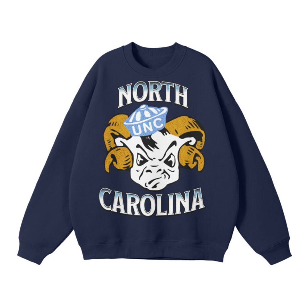 Vintage UNC Throwback Crewneck - Etsy