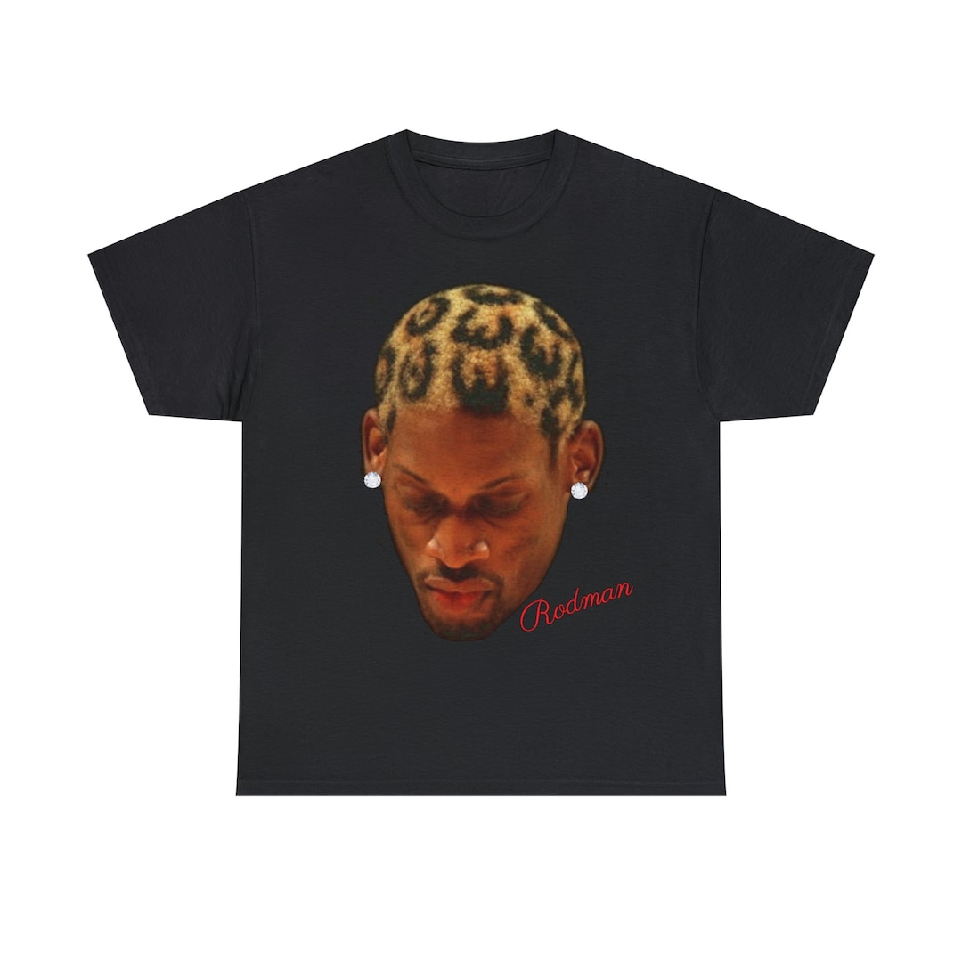 Bootleg Dennis Rodman Heavy Cotton Tee - Etsy