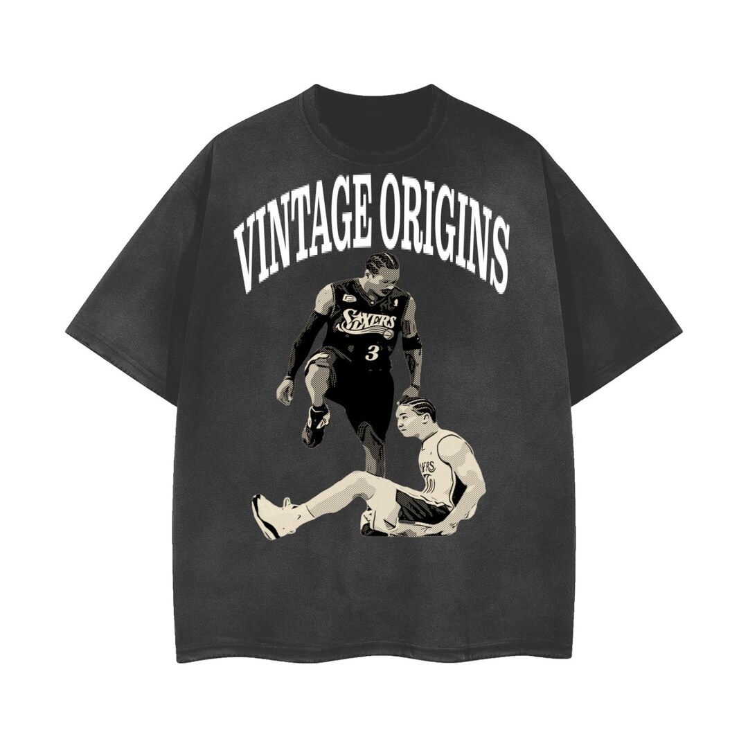 Vintage Allen Iverson Wash Frayed T-shirt - Etsy