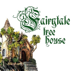 Miniature Fairy-tale Tree House Template - Etsy