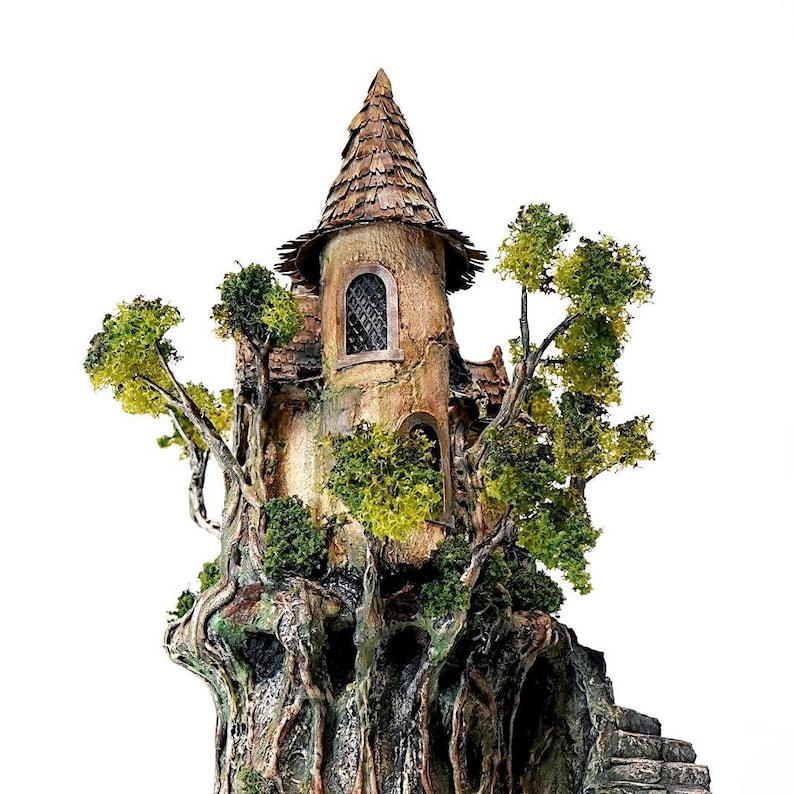 Miniature Fairy-tale Tree House Template - Etsy