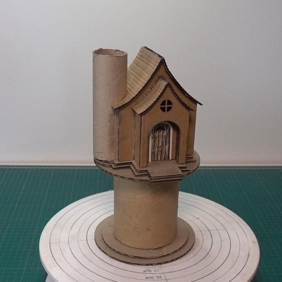 Miniature Fairy-tale Tree House Template - Etsy