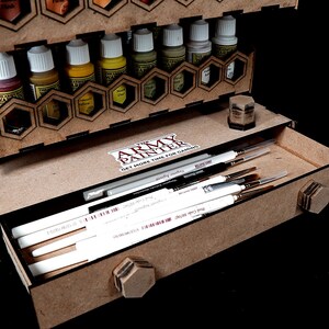 SVG Laser Files for Hobby Paint Storage Racks for the Army Painter ...