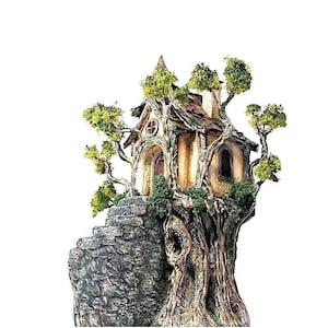 Miniature Fairy-tale Tree House Template - Etsy