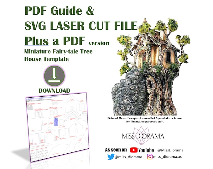 Built a Paper Tree House. Instant Download. - Etsy Canada