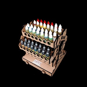 SVG Laser Files for Hobby Paint Storage Racks for the Army Painter ...