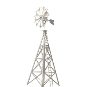 Scalable 1:48 Realistic Miniature Windmill Template for Hobbyists ...