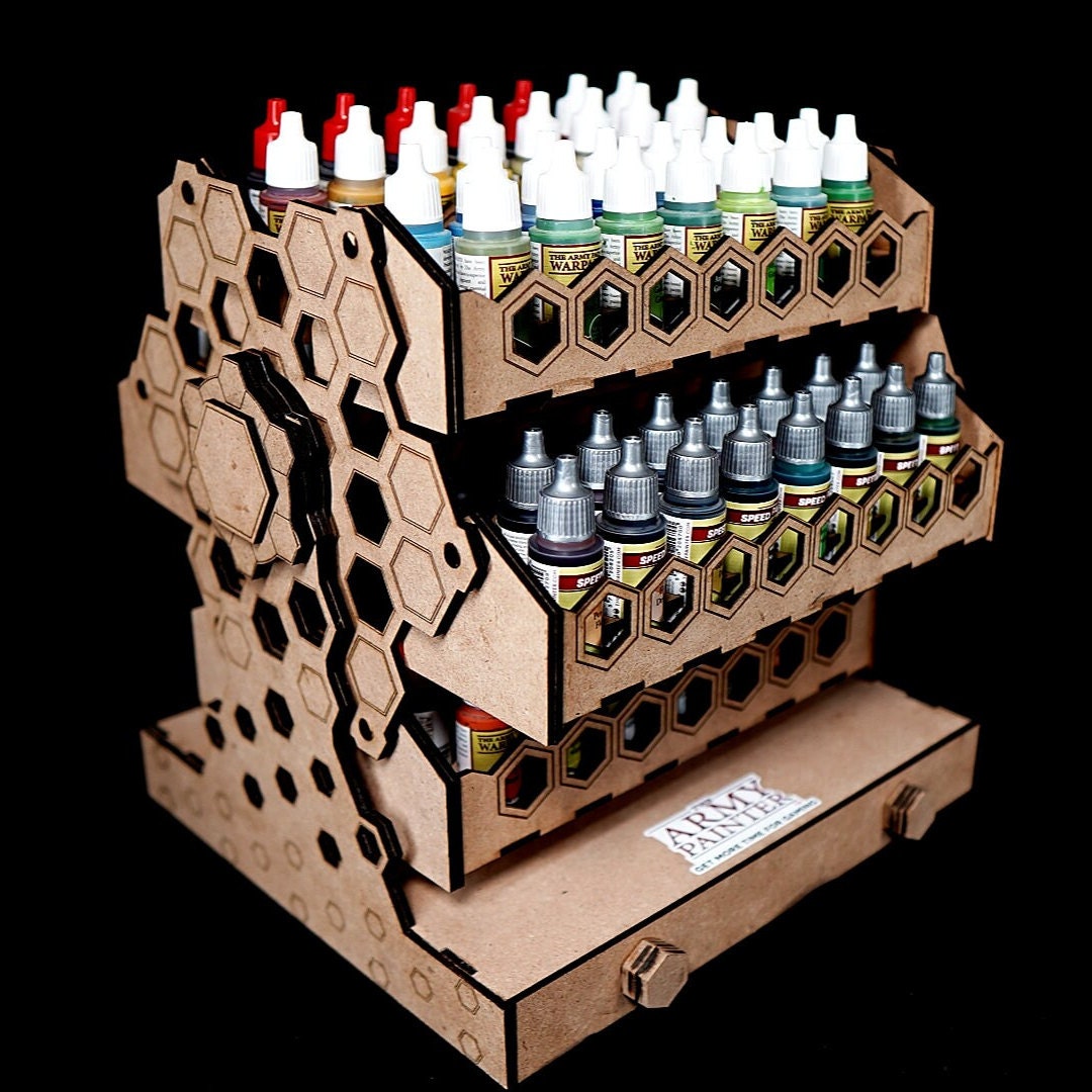 Laser Cut Hobby Paint Storage Rack Kit for Army Painter Paints - Etsy
