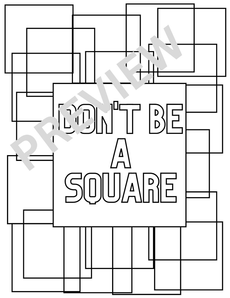 Geometric Coloring Sheets - Etsy