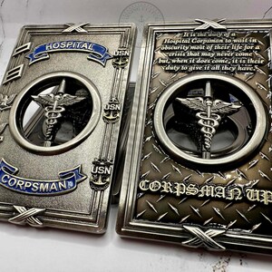 Navy Corpsman Challenge Coin - Etsy