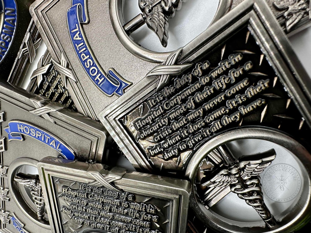 Navy Corpsman Challenge Coin - Etsy