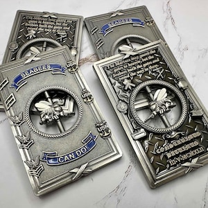 Seabee Challenge Coin - Etsy