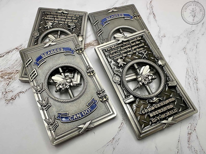 Seabee Challenge Coin - Etsy