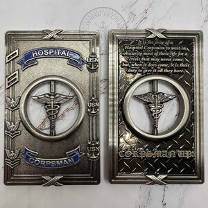 Navy Corpsman Challenge Coin Spinner - Etsy