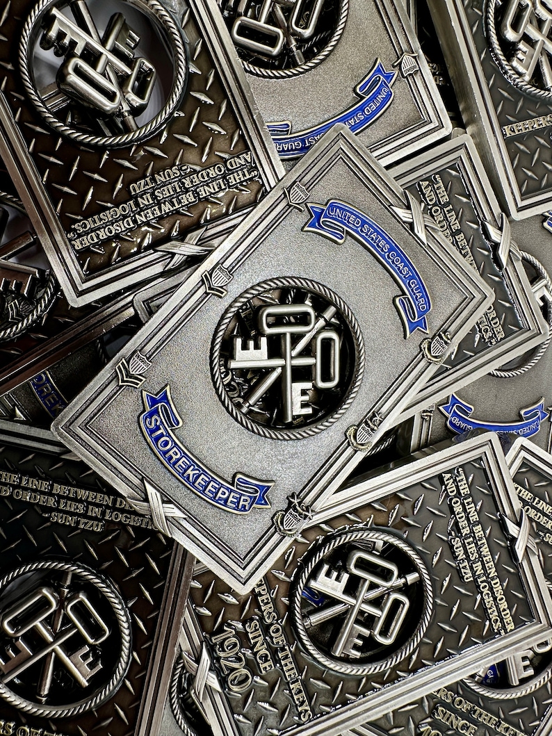 Coast Guard Storekeeper Challenge Coin - Etsy