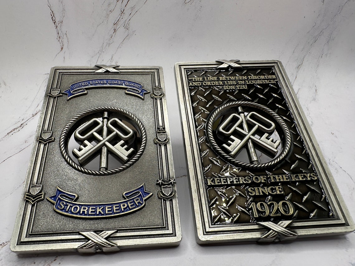 Coast Guard Storekeeper Challenge Coin - Etsy