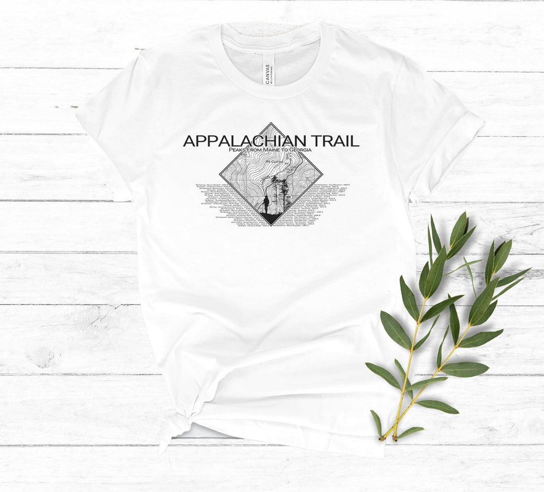 Appalachian Trail - Trailblazer's Pride: 50 Majestic Peaks T-shirt ...