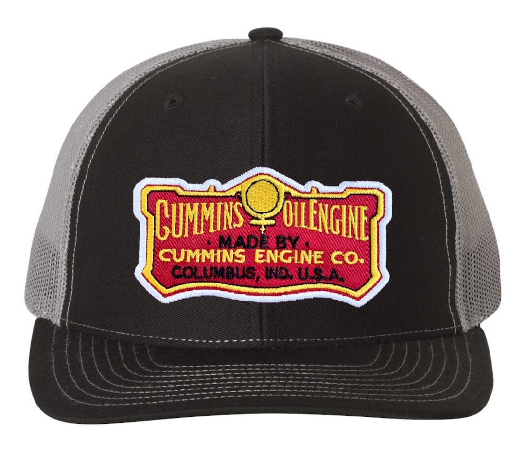 Cummins Oil Engine Embroidered Patch Richardson 112 Mesh Snapback ...