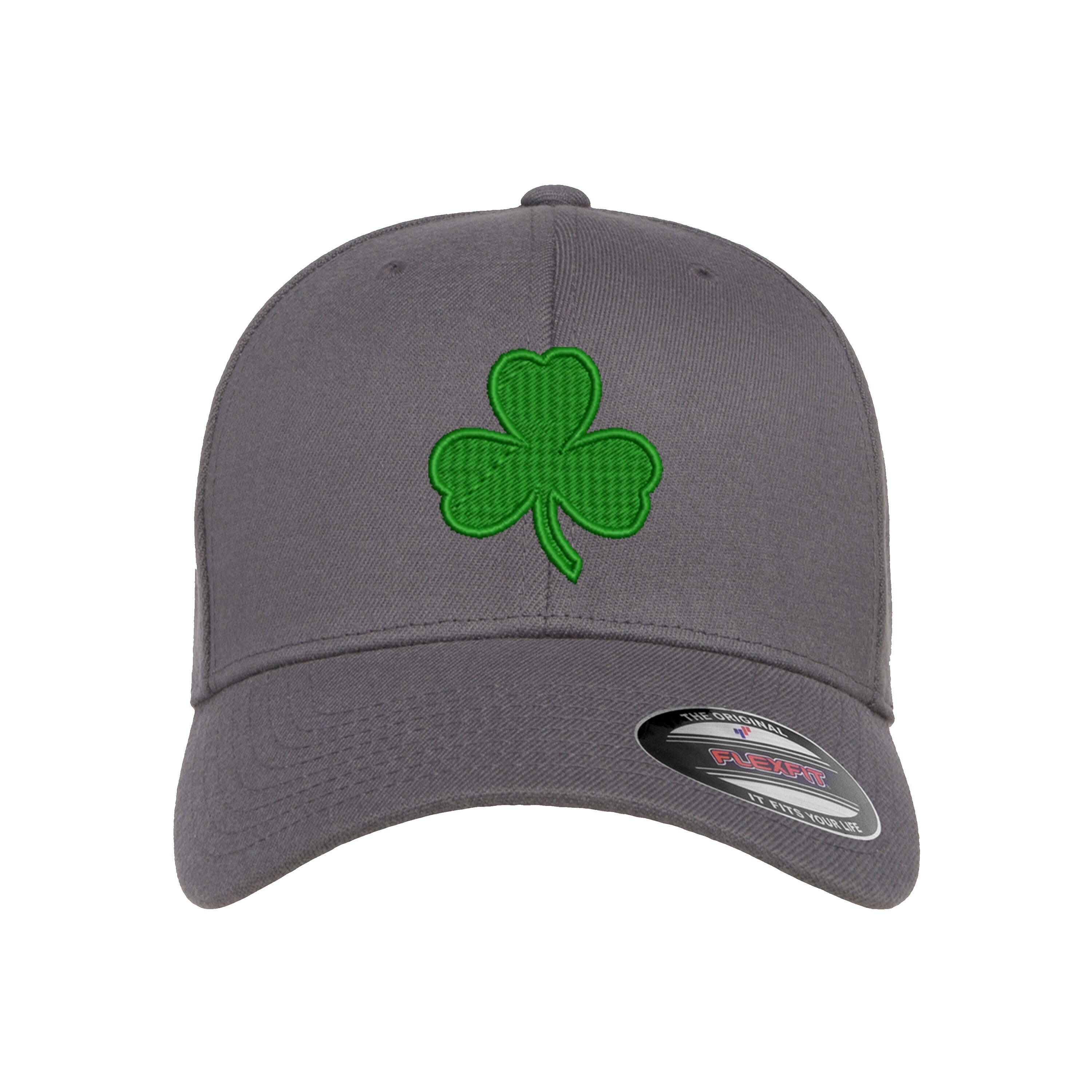 3 Leaf Clover Logo Embroidered Flexfit Fitted Hat - Etsy
