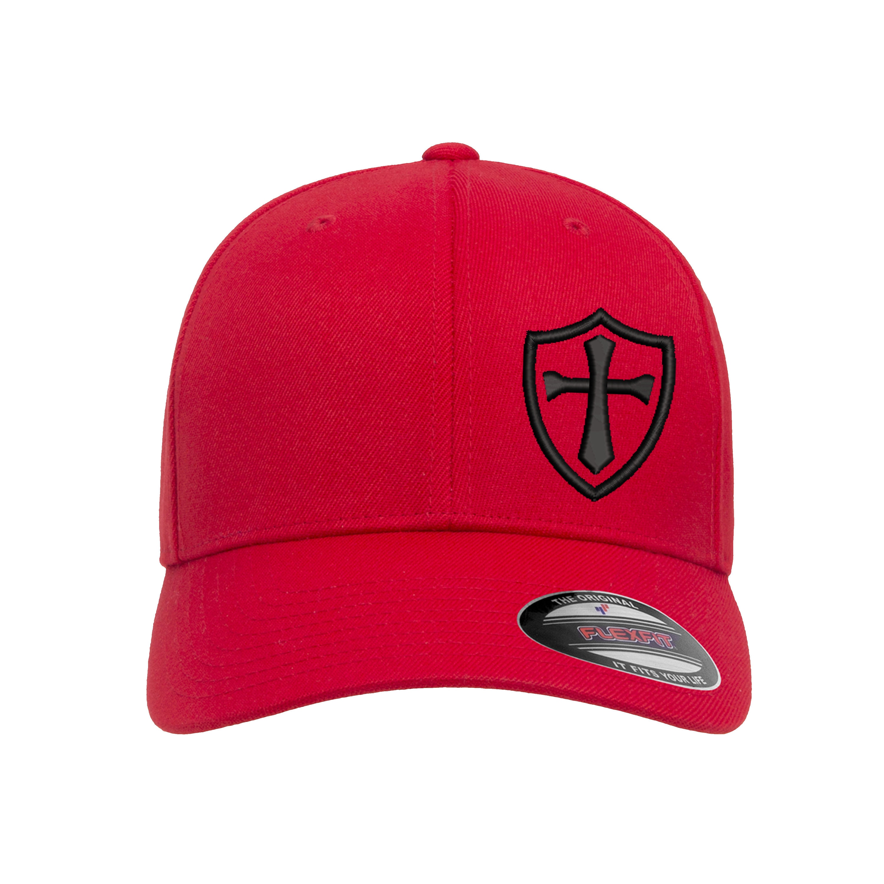 Crusader Cross Military Logo Embroidered Flexfit Hat - Etsy