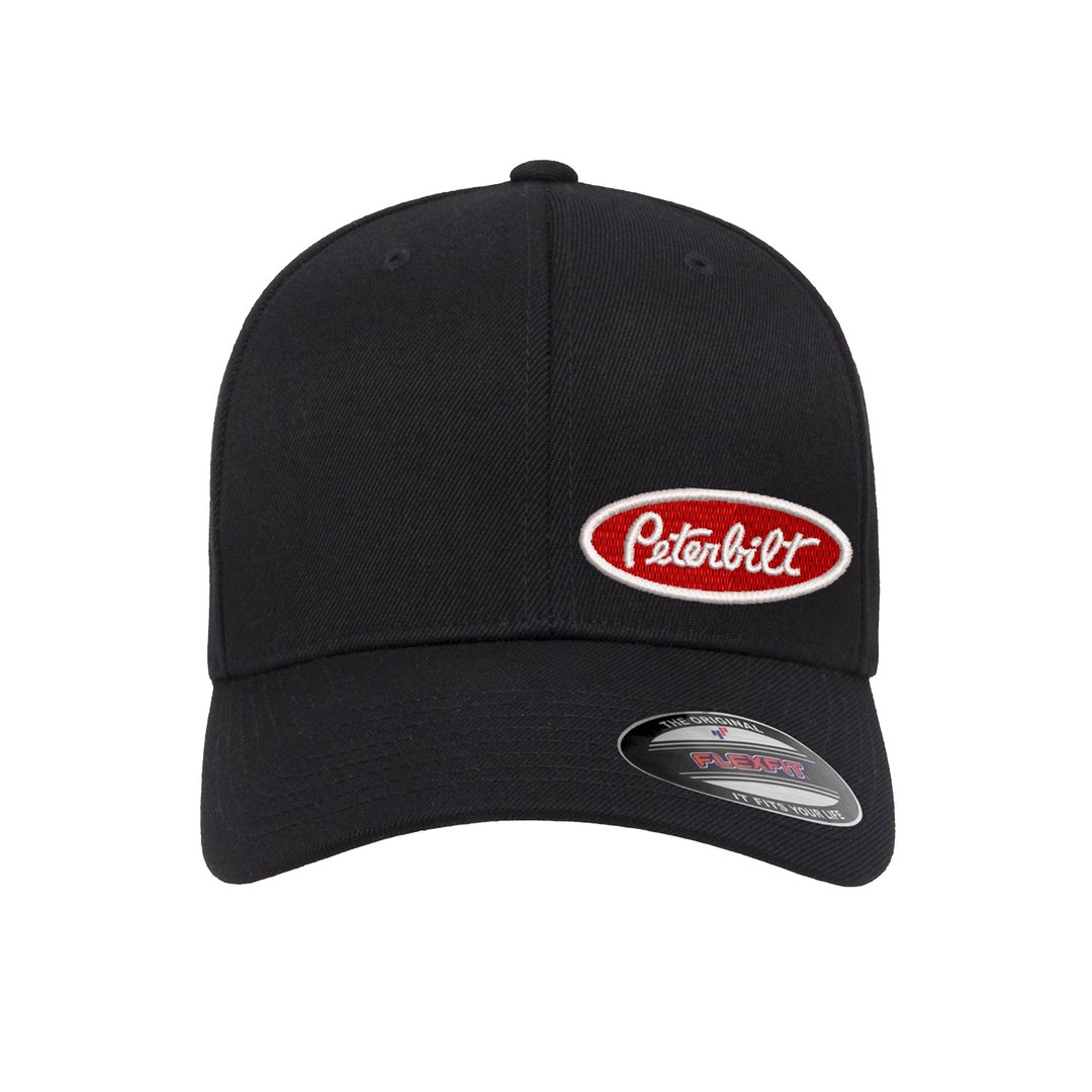 Peterbilt Logo Embroidered Flexfit Fitted Hat - Etsy
