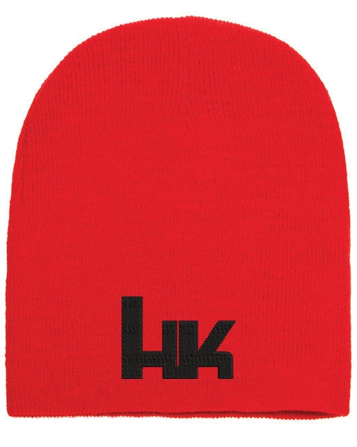 Heckler and Koch HK Logo Embroidered Beanie Winter Hat With or Without ...