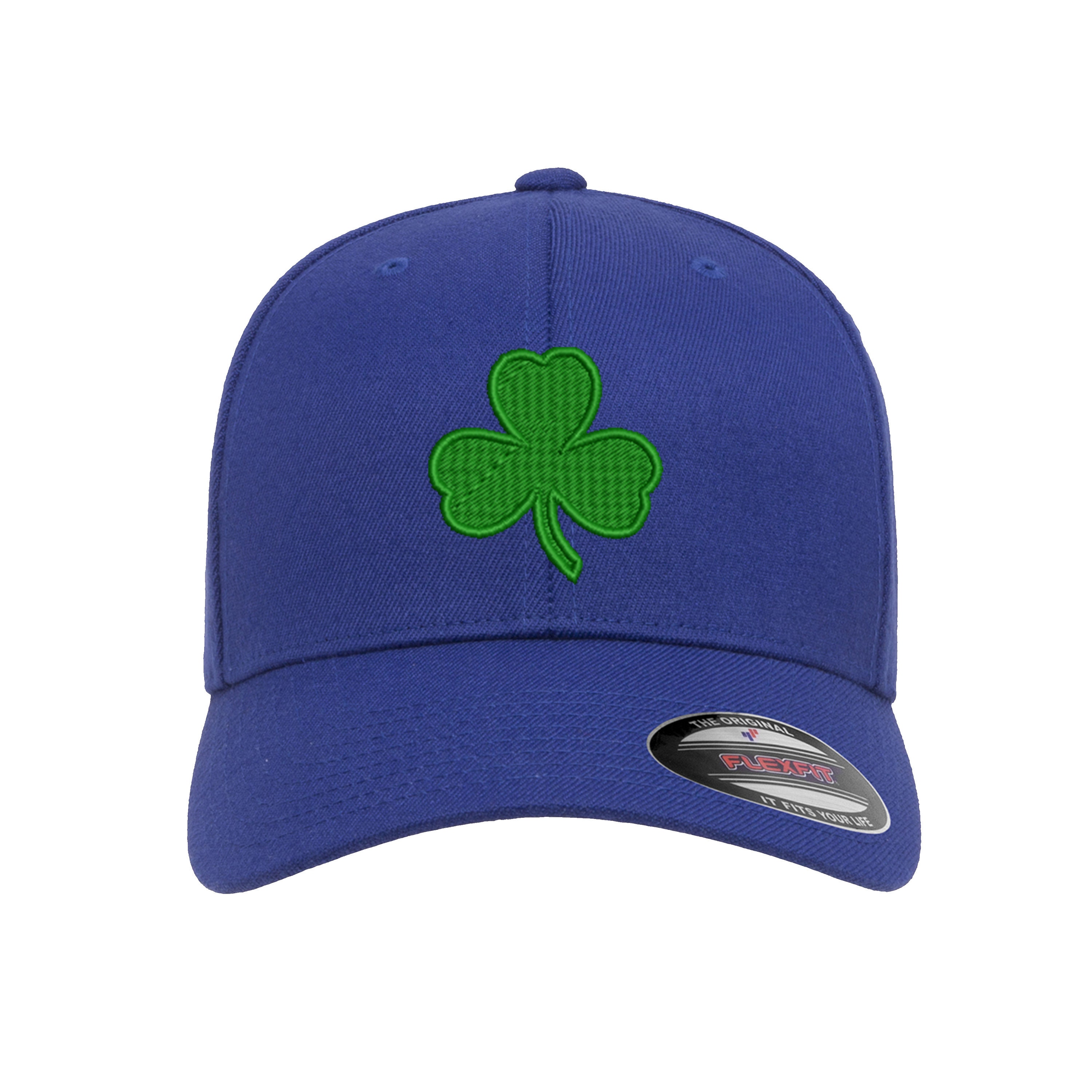 3 Leaf Clover Logo Embroidered Flexfit Fitted Hat - Etsy