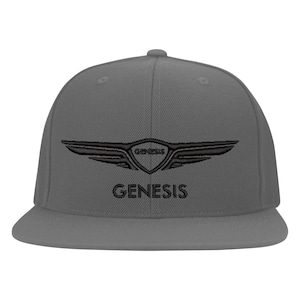GENESIS Logo Embroidered Flex Fit Hat Curved - Etsy