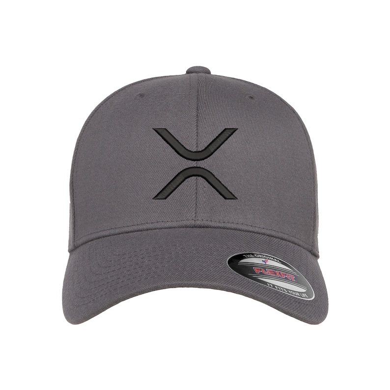 XRP Crypto Logo Embroidered Flexfit Hat - Etsy