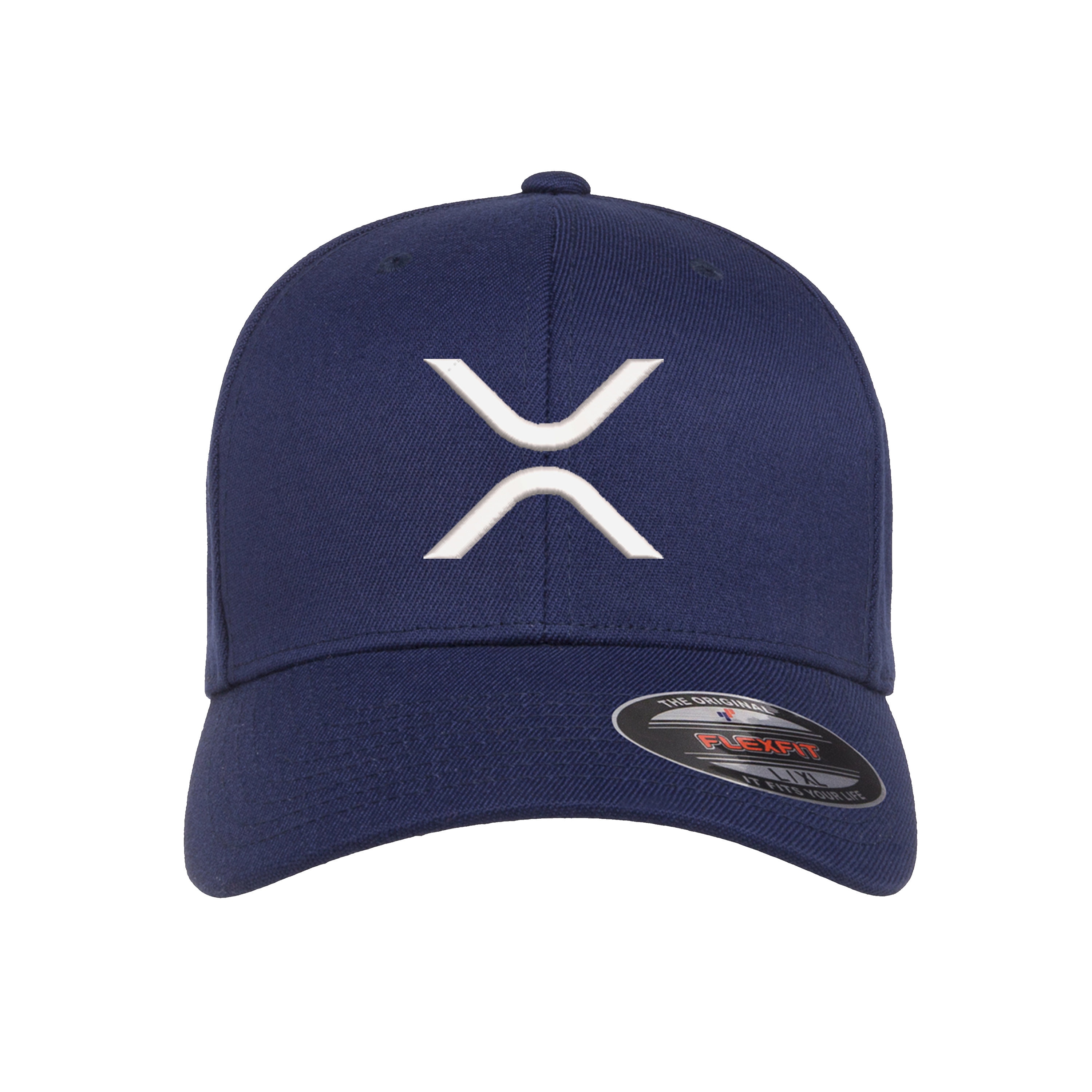 Xrp Crypto Logo Embroidered Flexfit Hat Etsy