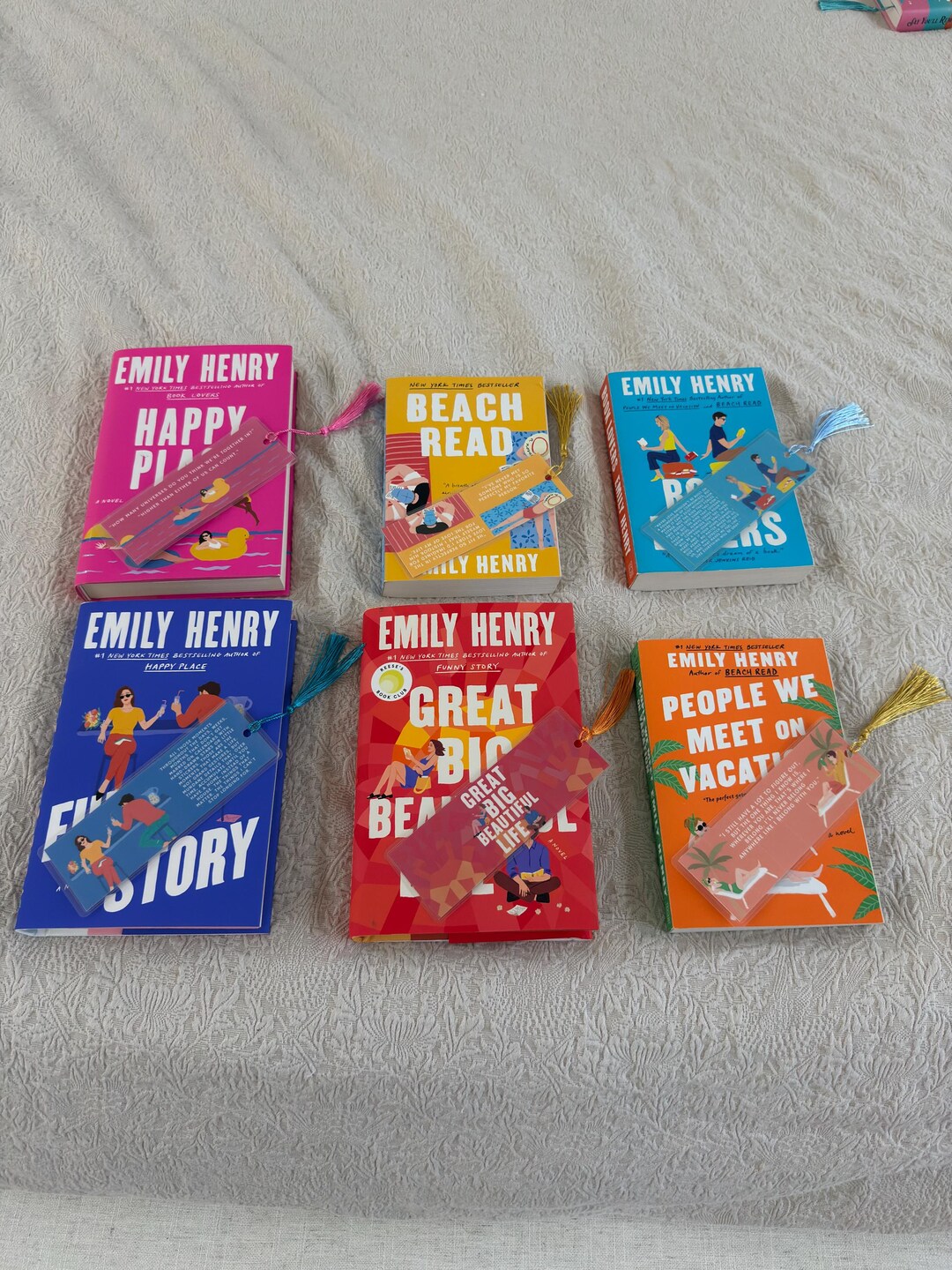 Emily Henry Quotes Bookmarks | Bookish Merch | Set of 6 - Etsy