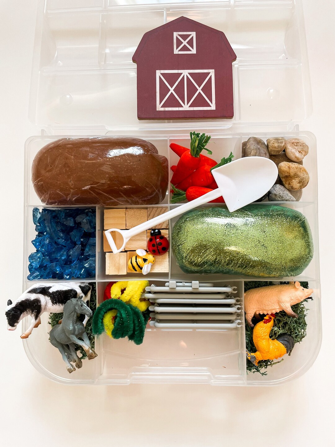 Farm Play Dough Kit - Etsy