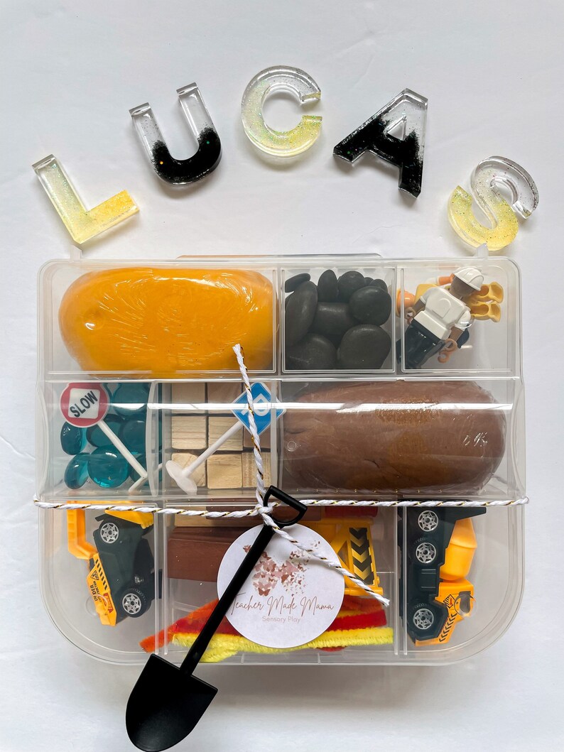 Construction Play Dough Kit - Etsy