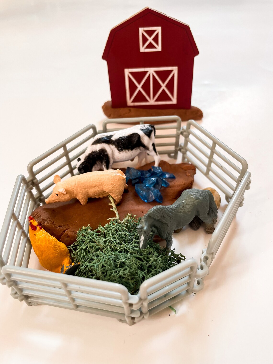 Farm Play Dough Kit - Etsy