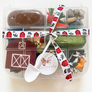 Farm Play Dough Kit - Etsy
