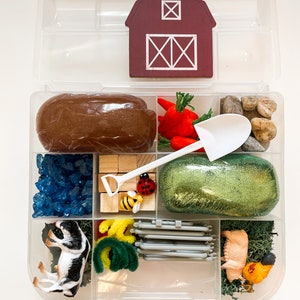 Farm Play Dough Kit - Etsy