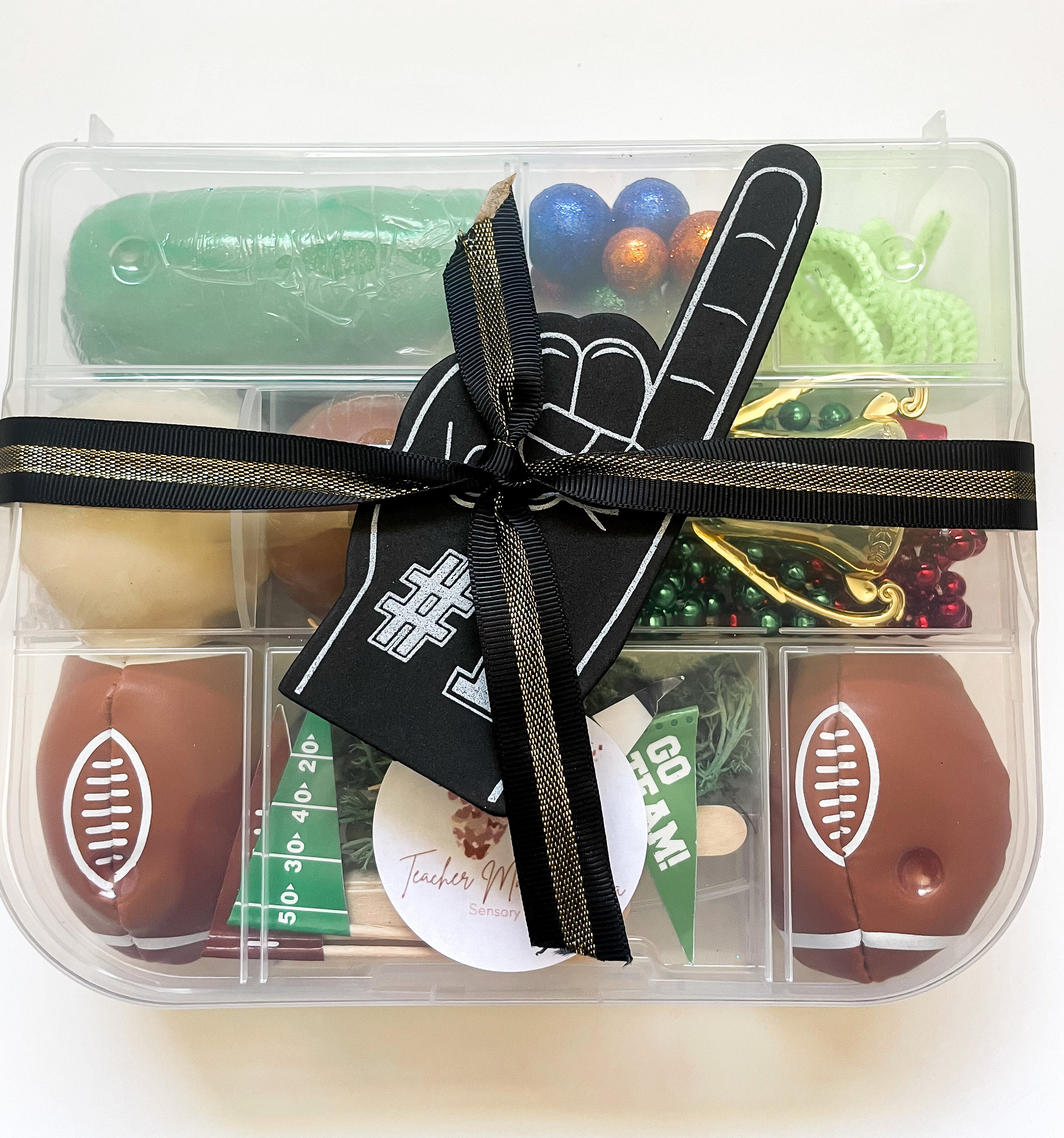 Football Play Dough Kit - Etsy