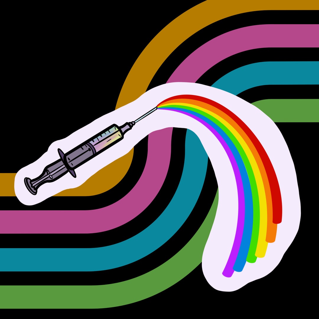 Rainbow Syringe - Etsy
