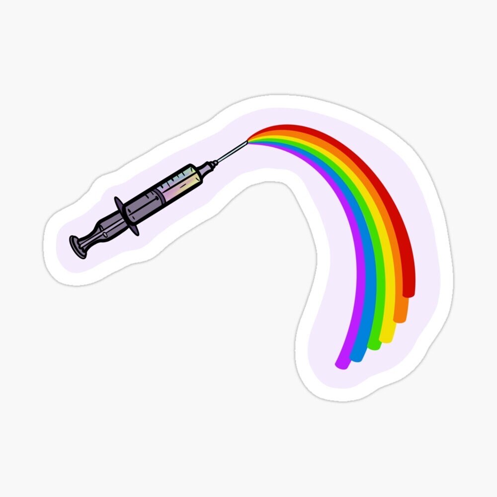 Rainbow Syringe - Etsy