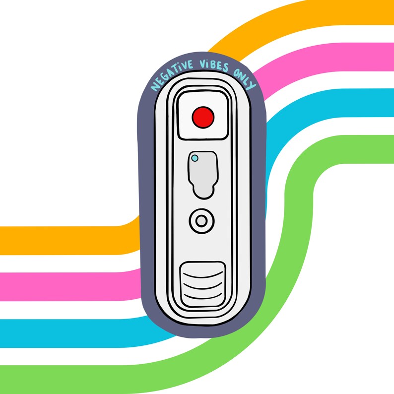 Negative Vibes Only Sticker - Etsy