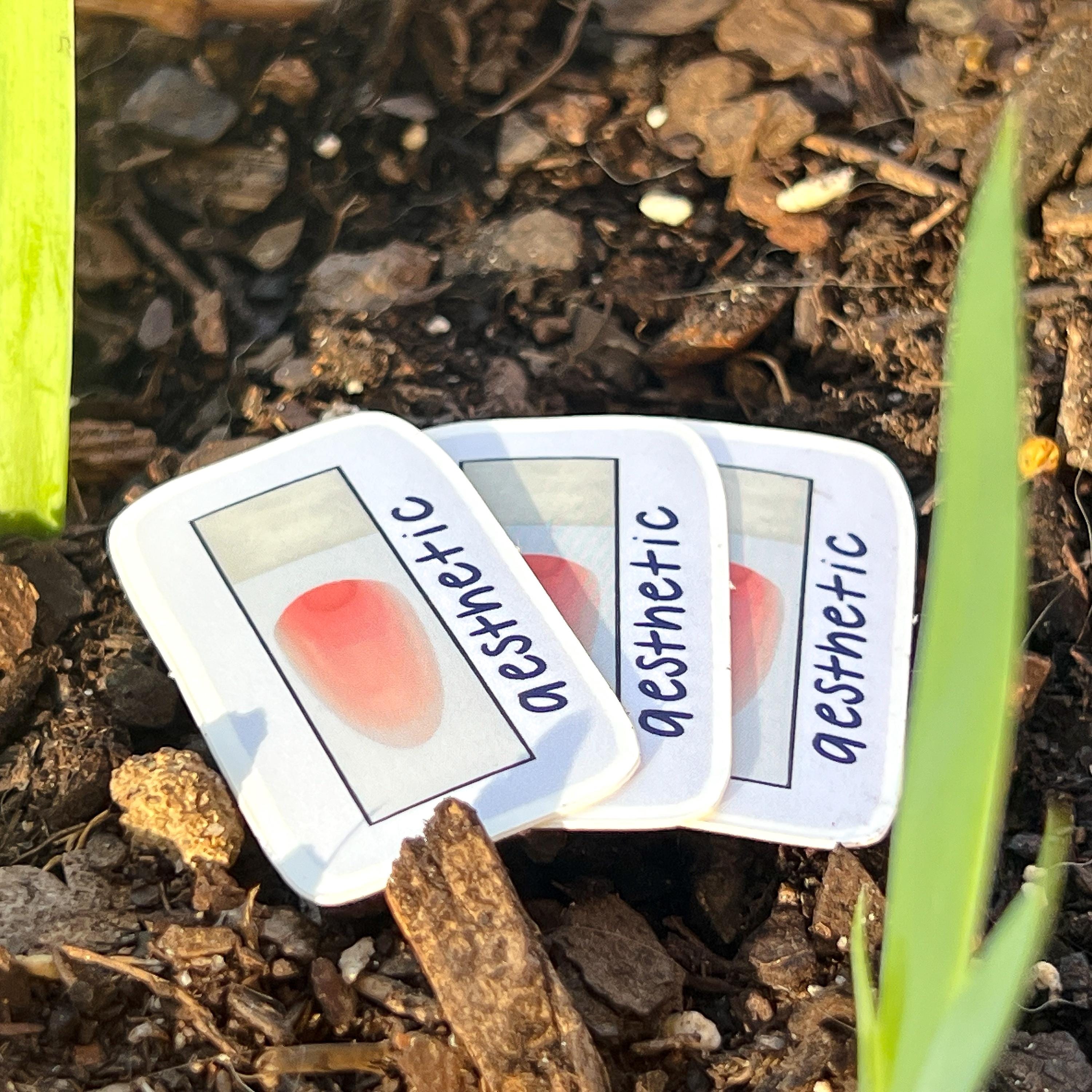 Aesthetic Blood Smear Sticker - Etsy