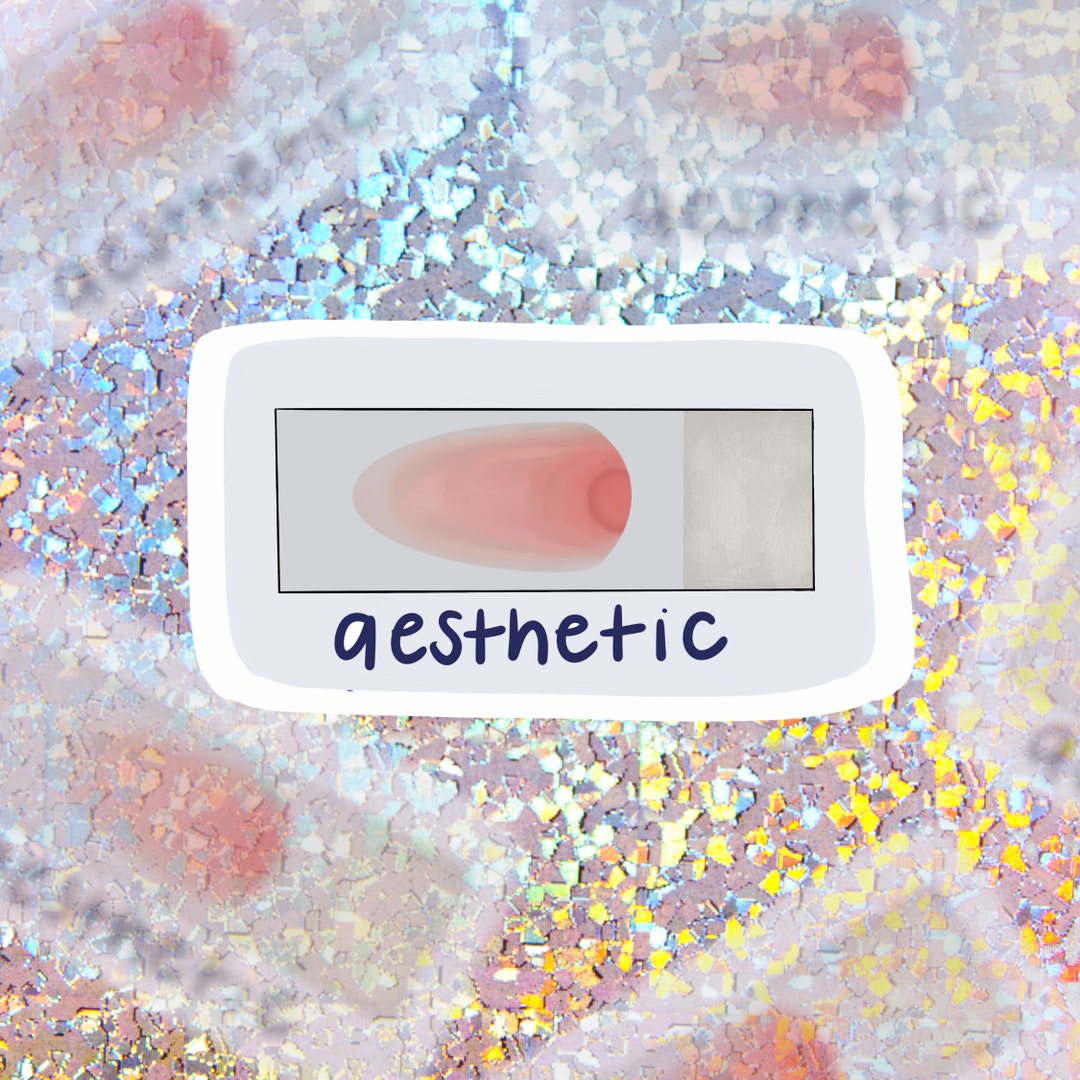 Aesthetic Blood Smear Sticker - Etsy
