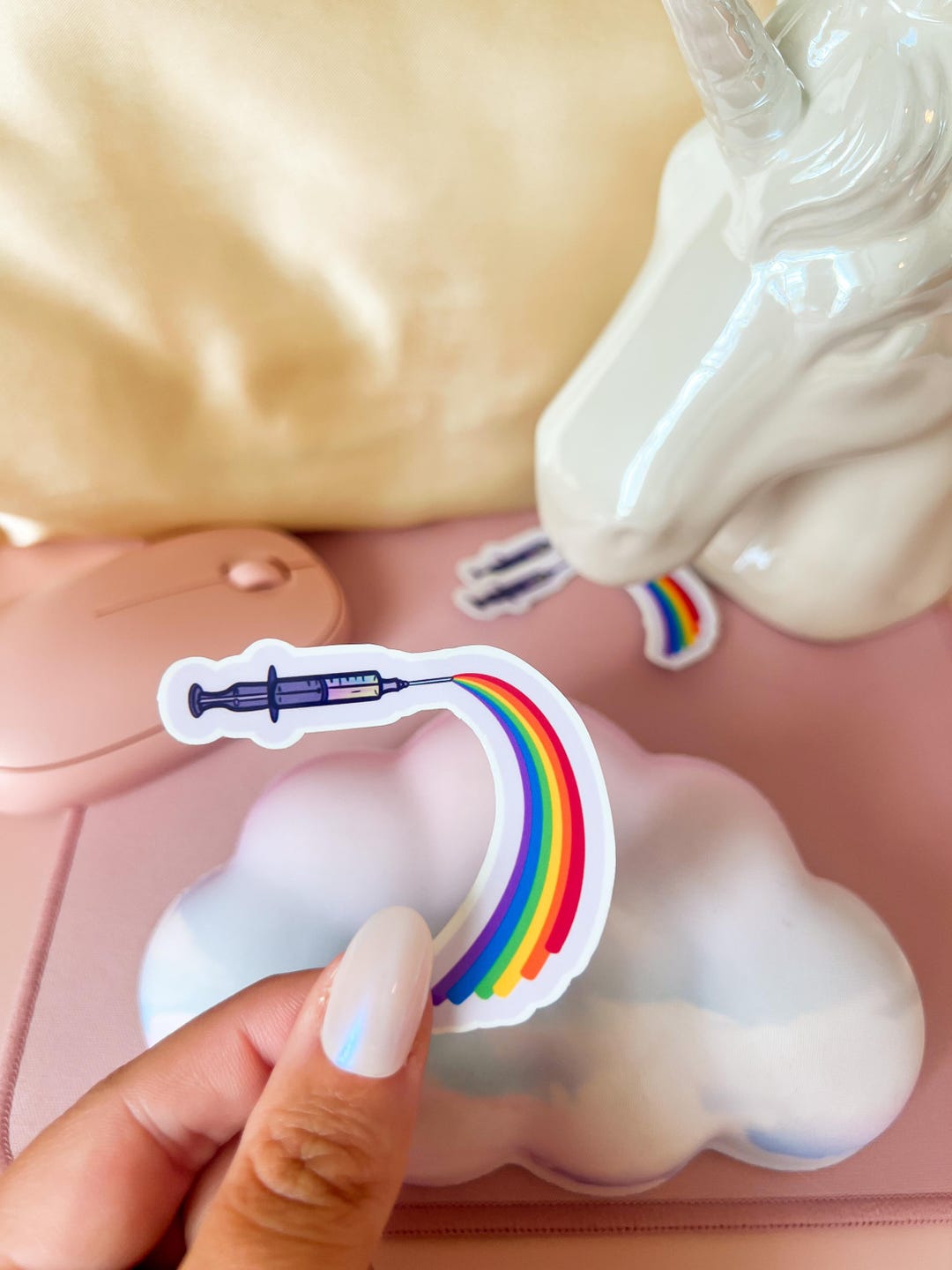 Rainbow Syringe - Etsy