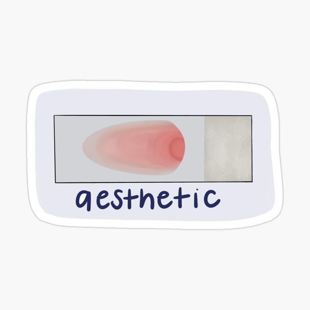 Aesthetic Blood Smear Sticker - Etsy