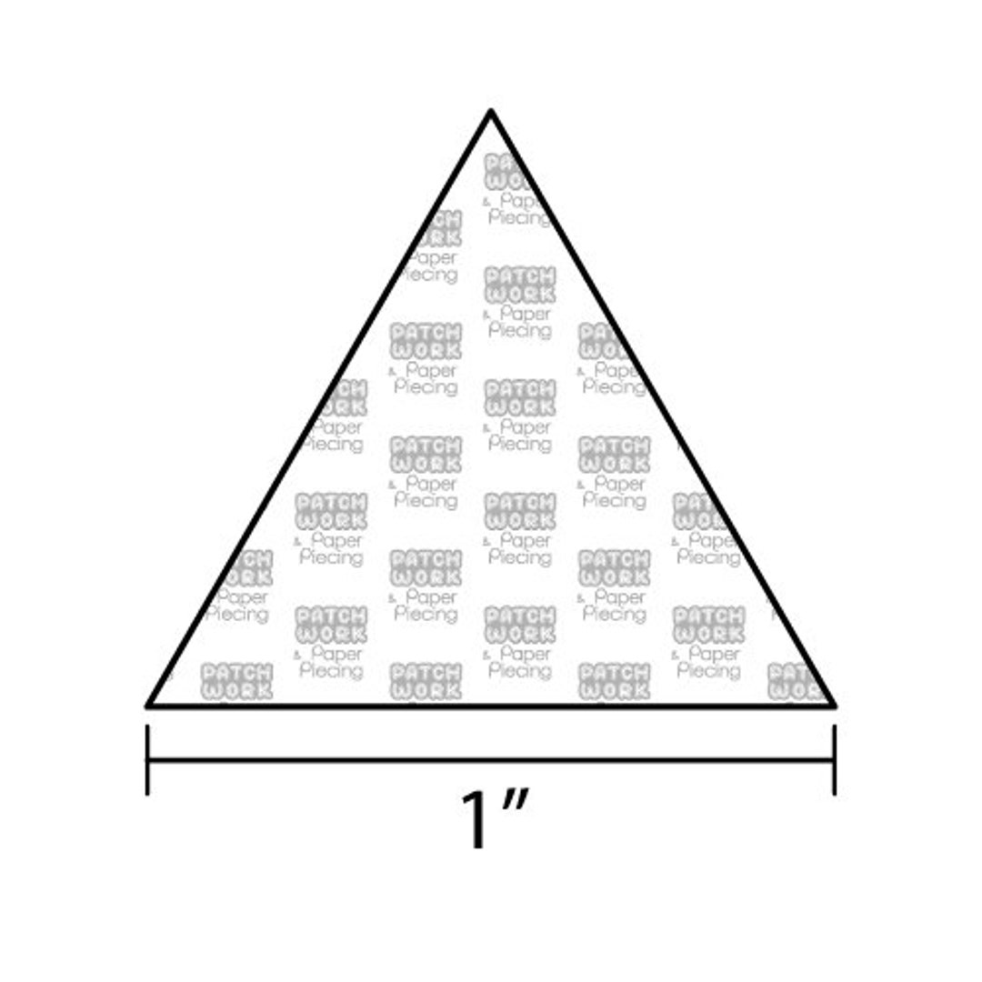 Triangle 1 Inch Equilateral Printable Cutout PDF Template - Etsy