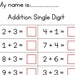 Addition and Subtraction Worksheets Zero to Twenty Kindergarten Math ...