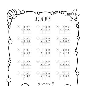 50 Printable Triple Digit Addition and Subtraction Practice Worksheets ...