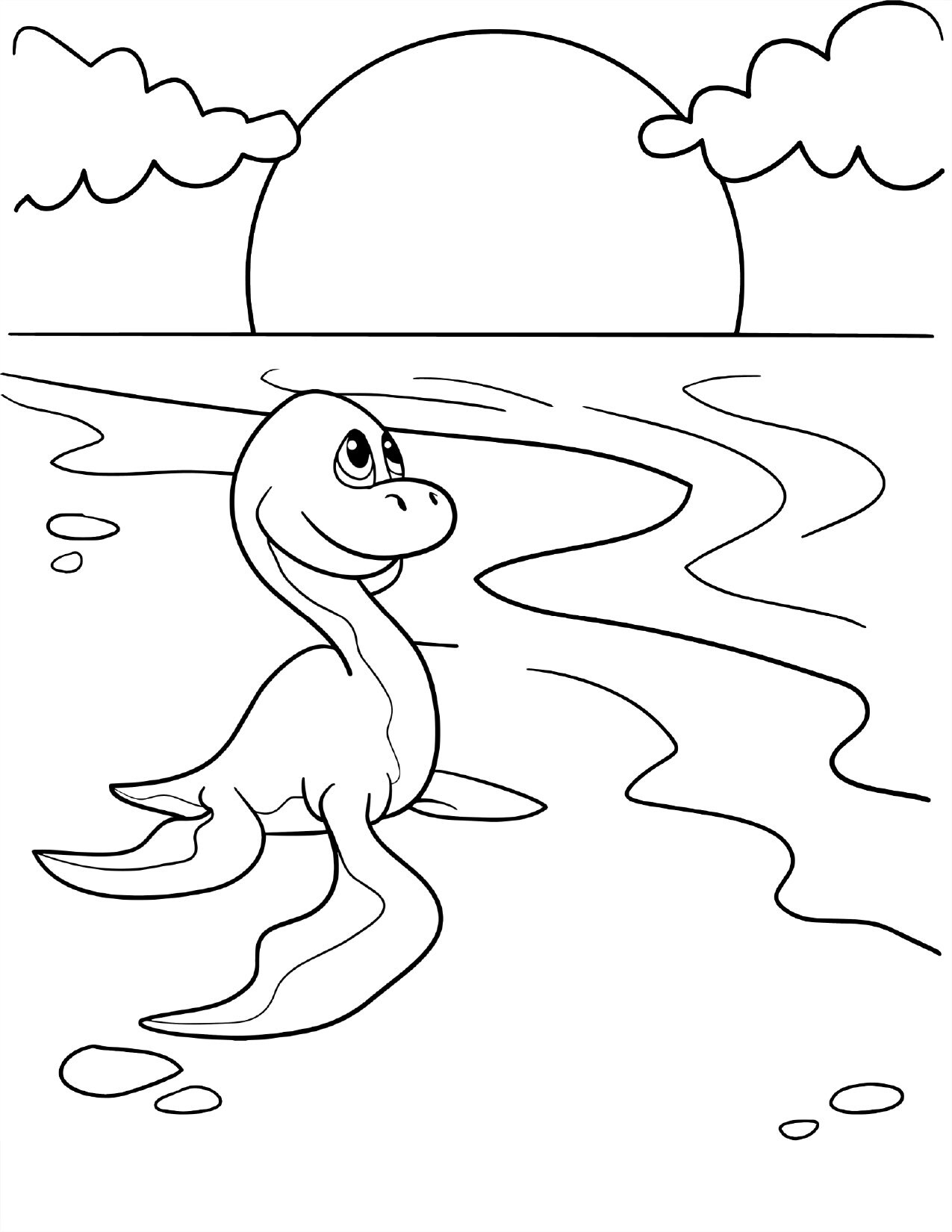 20 Printable Coloring Dinosaur Drawings for Kids 3-6 - Etsy