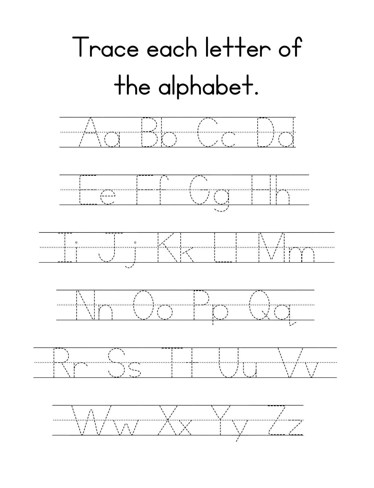 Tracing Shapes, Alphabet and Numbers 1-10 Kids 3-5 - Etsy