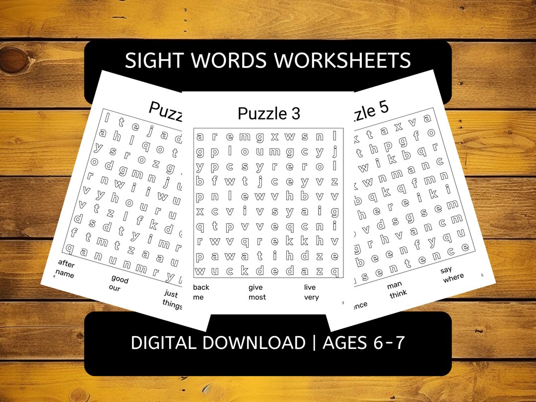Printable Sight Words Coloring Word Search Worksheets | Grade 2 ...